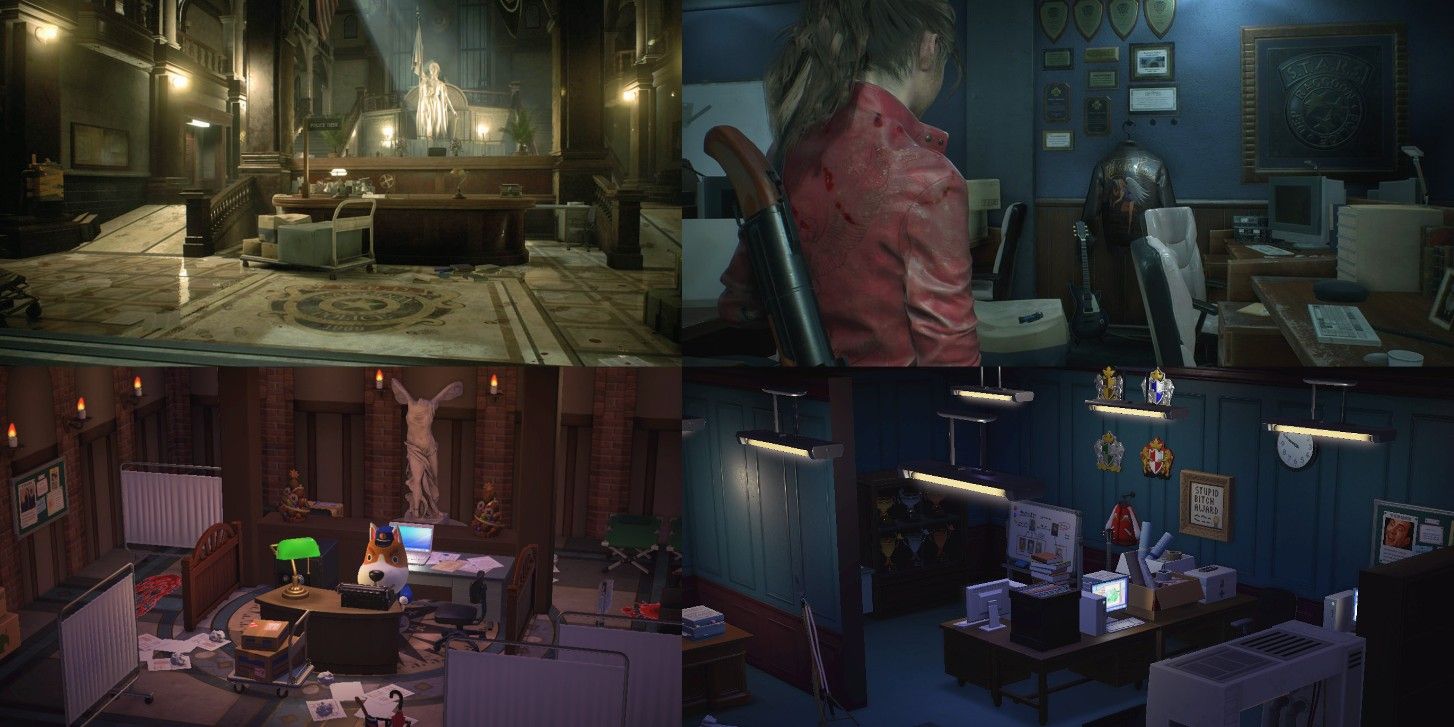 ACNH Player Recreates Resident Evil's Raccoon City Police Department