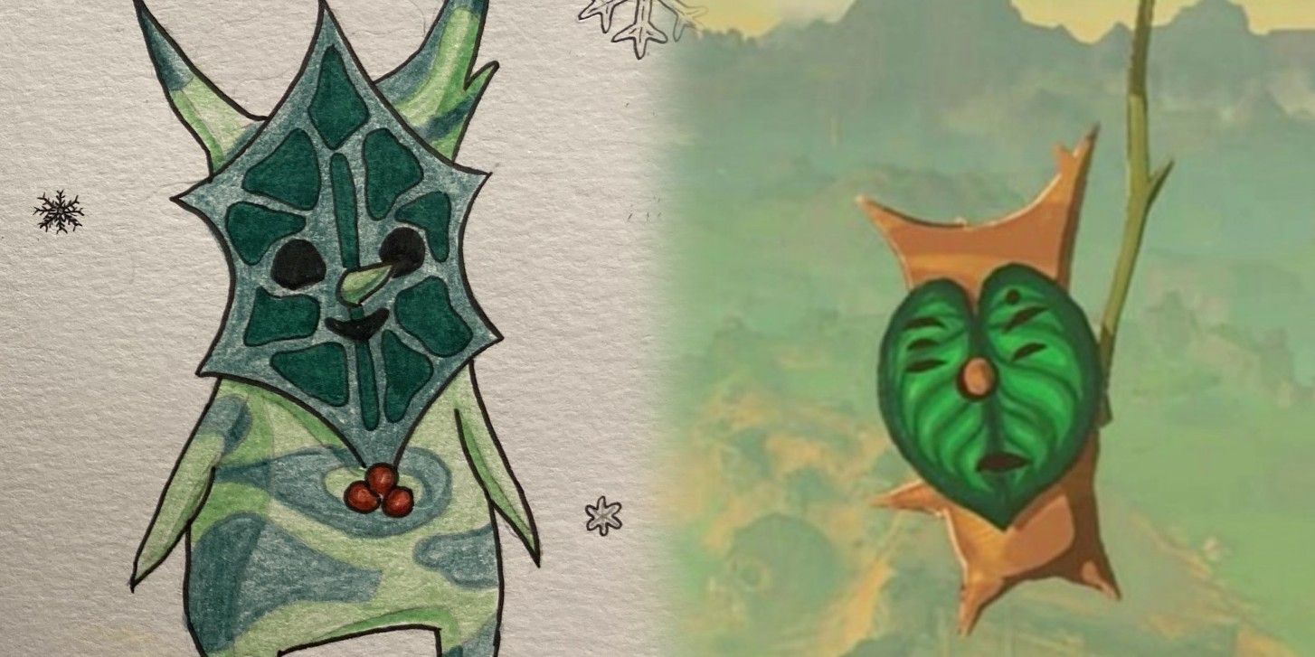 BOTW Fan's Korok-Themed Christmas Cards Are Perfect For The Holidays