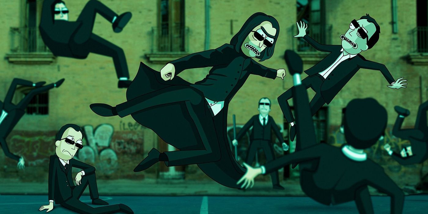 Rick & Morty Gets Matrix Parody Art For Resurrections Release