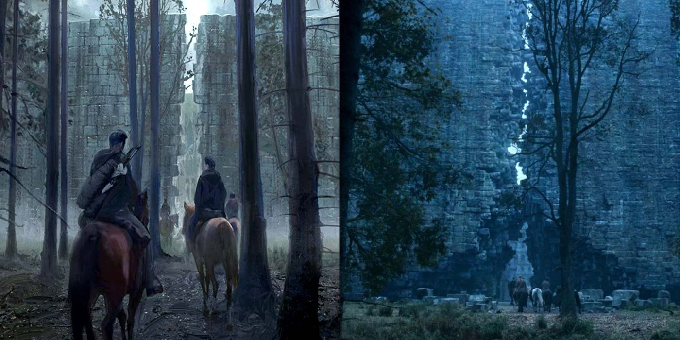 Amazon's Wheel Of Time Scenes Compared With Original Concept Art
