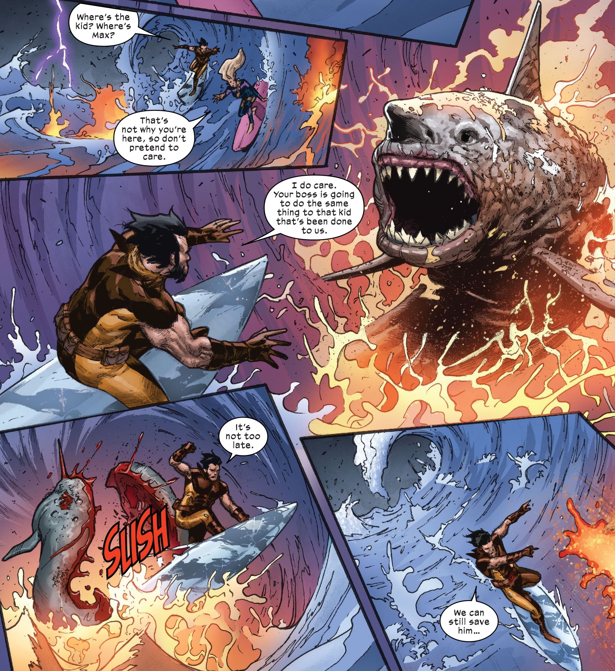Wolverine's Surfing Skills Are Deadlier Than Silver Surfer's