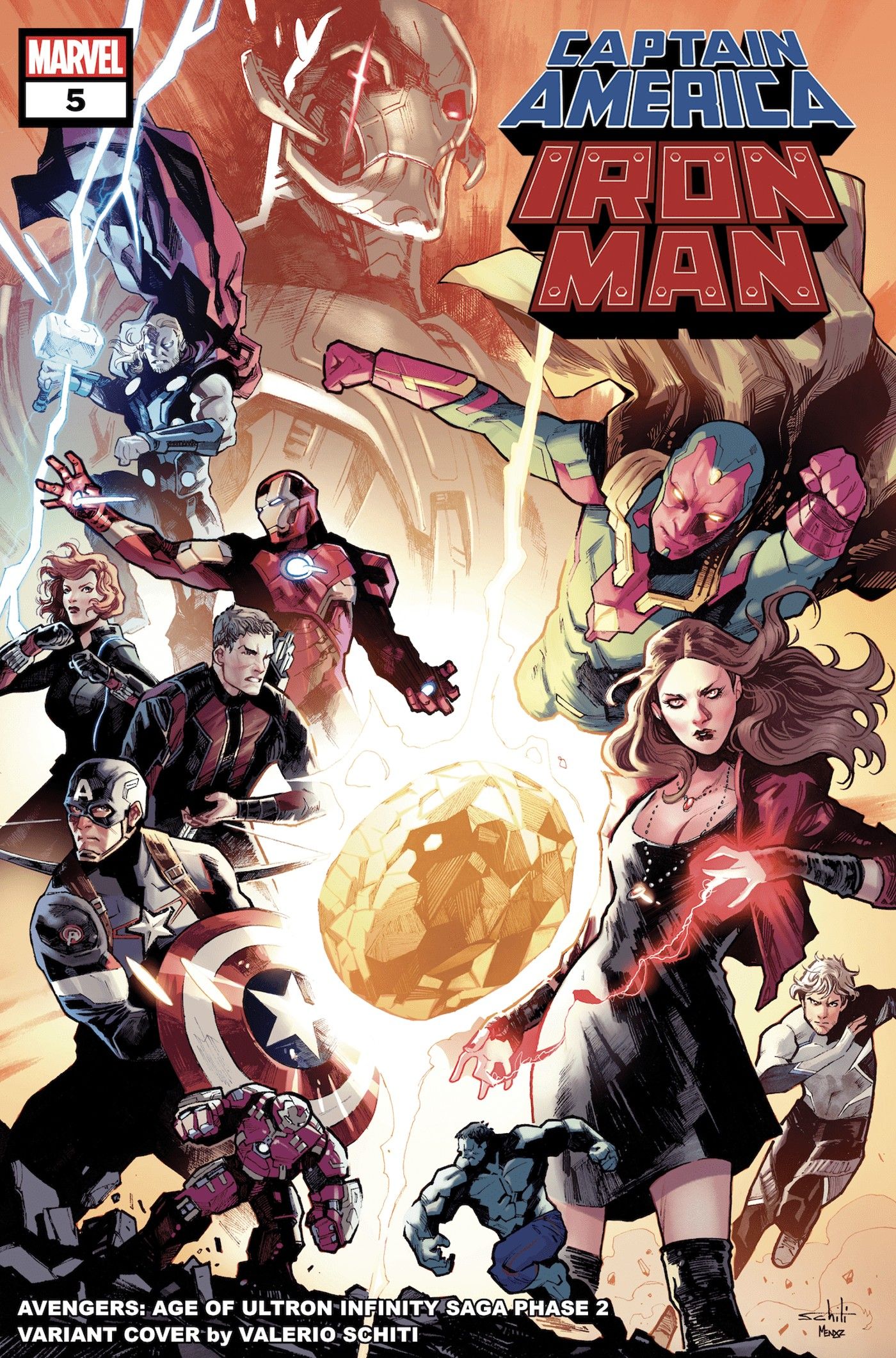 MCU Phase 2 Reimagined as Comic Art in Variant Cover Celebration