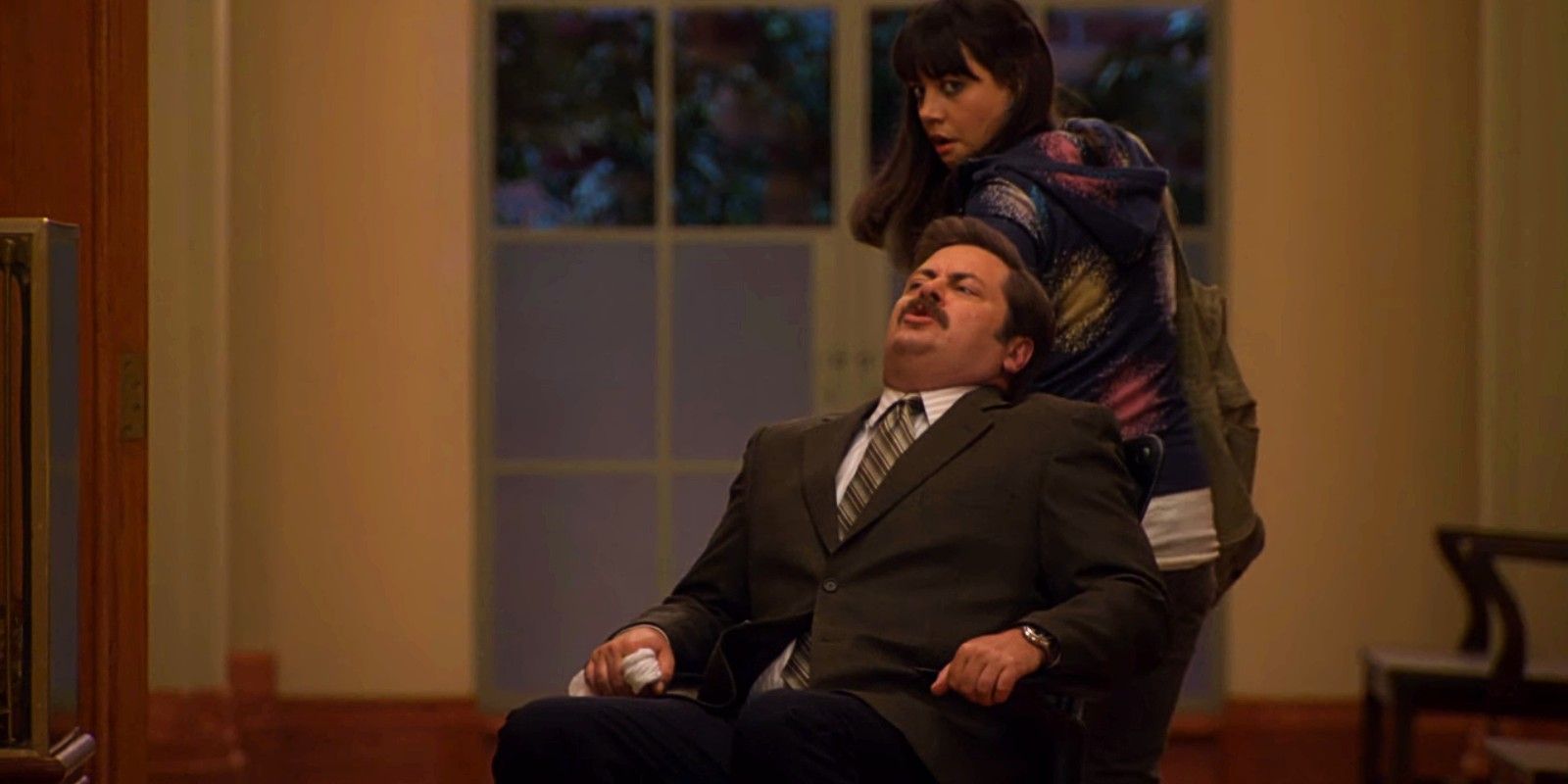 Ron Swanson Sú Nathair Parks And Recreation" Ron And Diane (TV