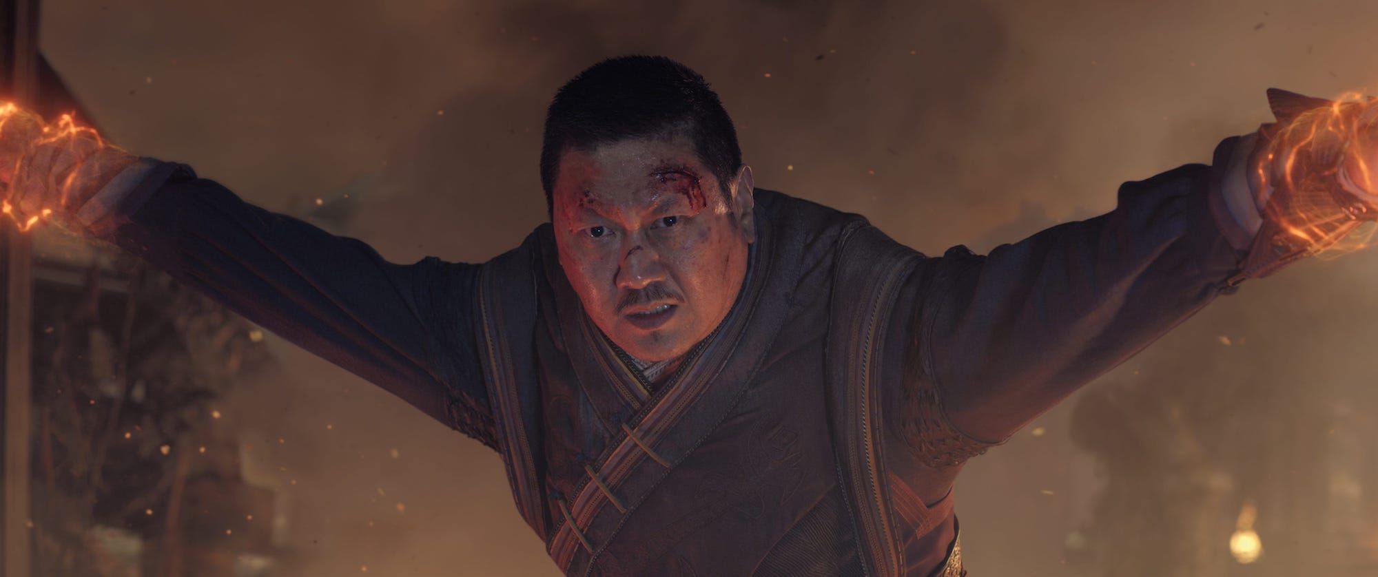 Wong Is Restrained By Magic In New Doctor Strange 2 Image