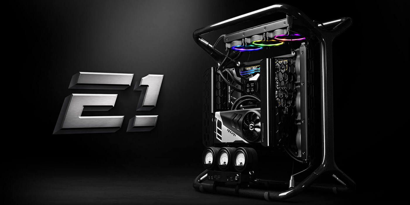 EVGA's E1 Is An Open-Air Gaming Rig With An RTX 3090 Ti