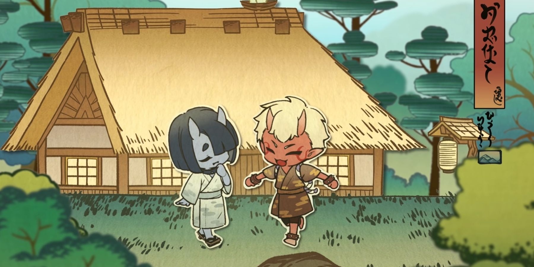 Genshin Impact: The Legend of the Crimson Oni & the Blue Oni