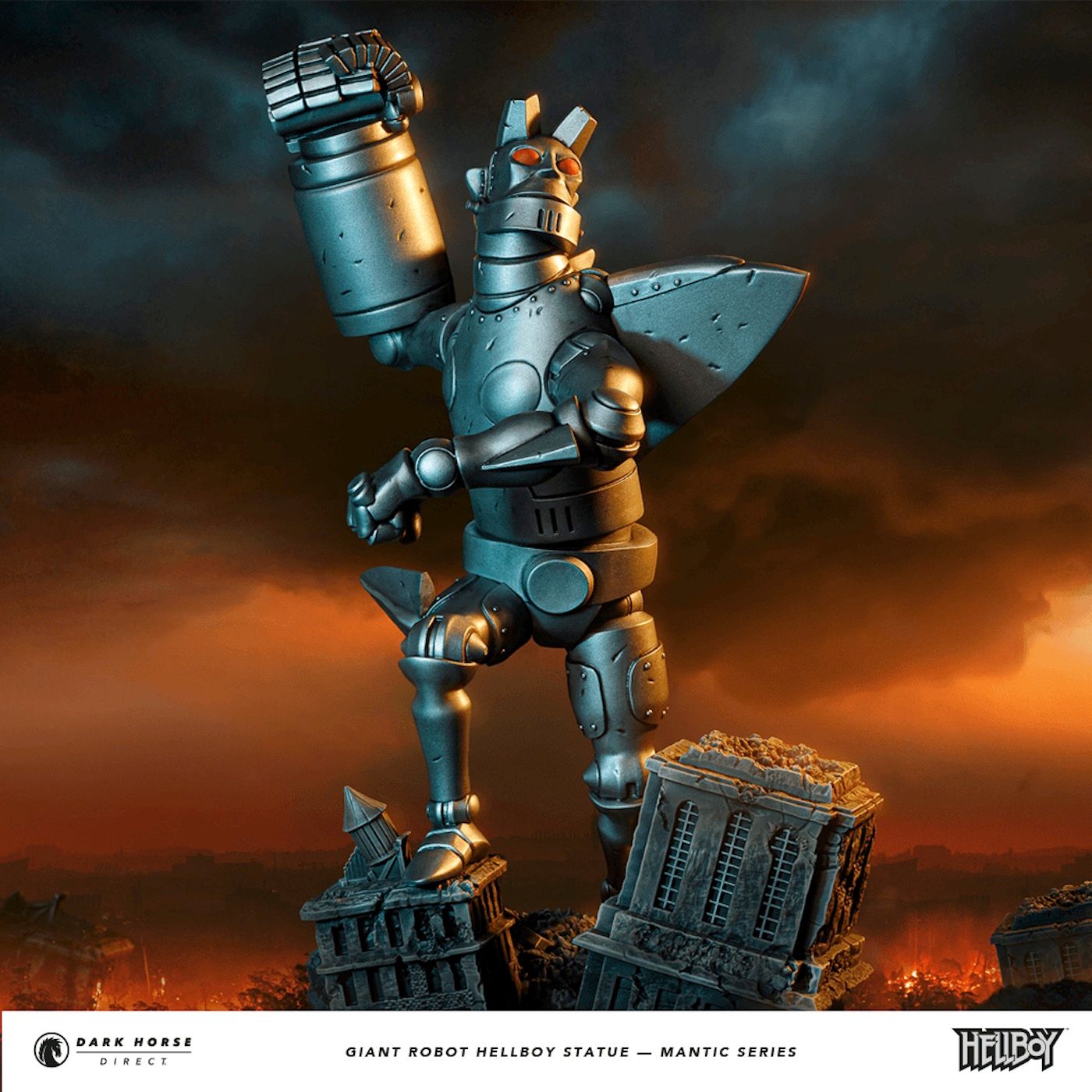 Hellboy's Mechagodzilla Form Gets Official Statue & Kaiju Backstory