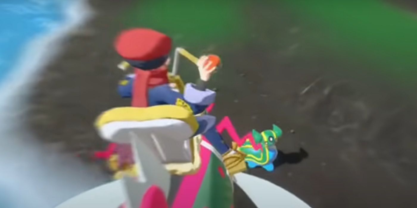 Leaked Pokémon Legends: Arceus Trailer Shows Airborne Pokémon Capture