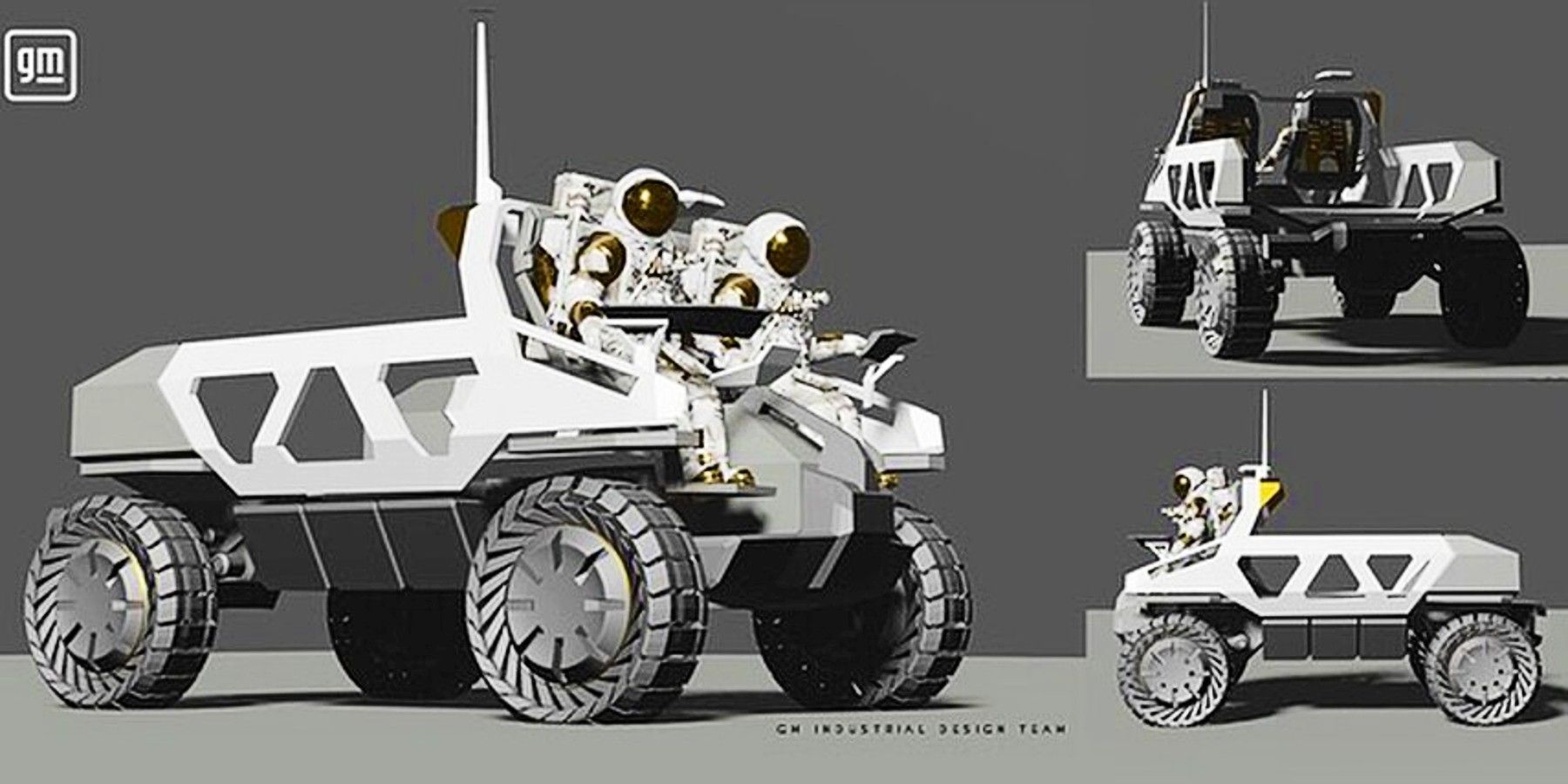 GM And Lockheed Show Off The Rovers Astronauts Will Drive On The Moon