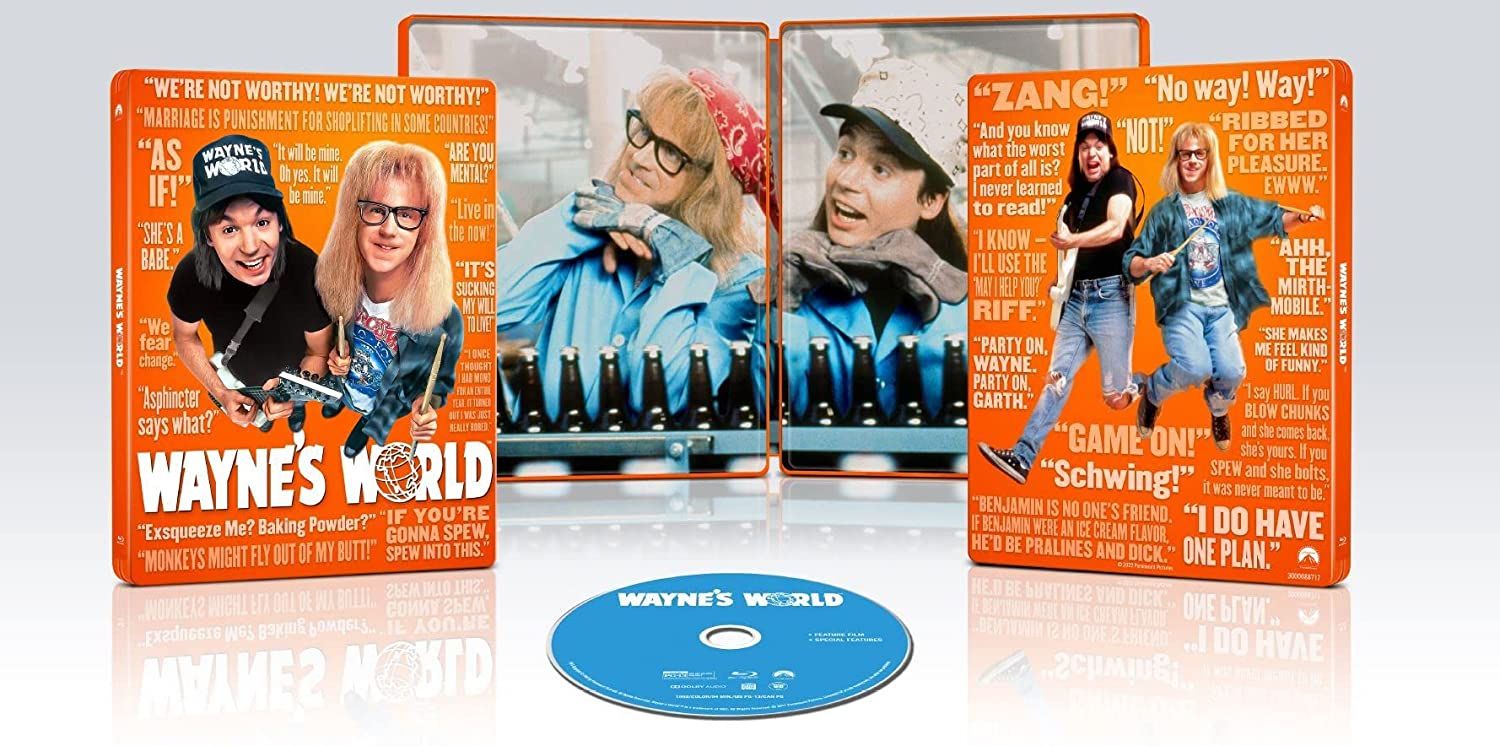 Wayne's World Gets 30th Anniversary Limited Edition Blu-ray Steelbook