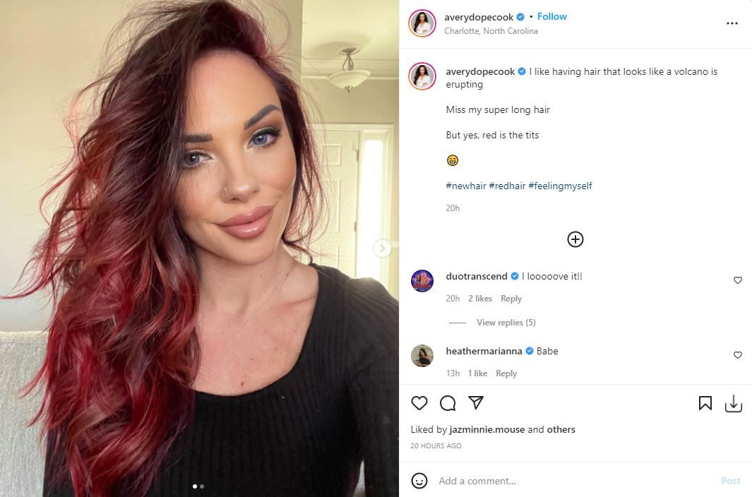 90 Day Fiancé: Avery Amazes With Stunning Red Hair Transformation