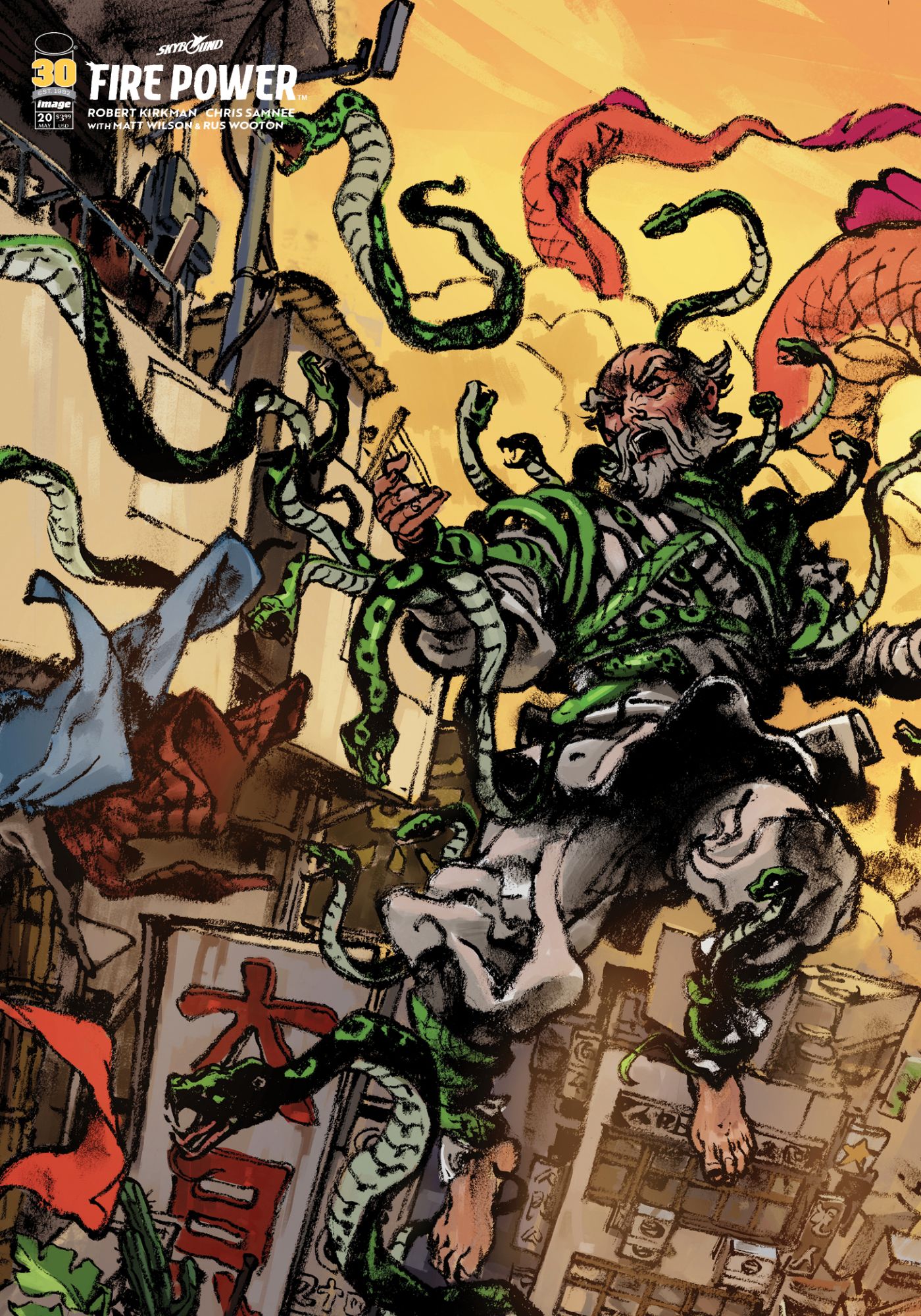 Fire Power Gets First-Ever Connecting Covers by Kim Jung Gi (Exclusive)