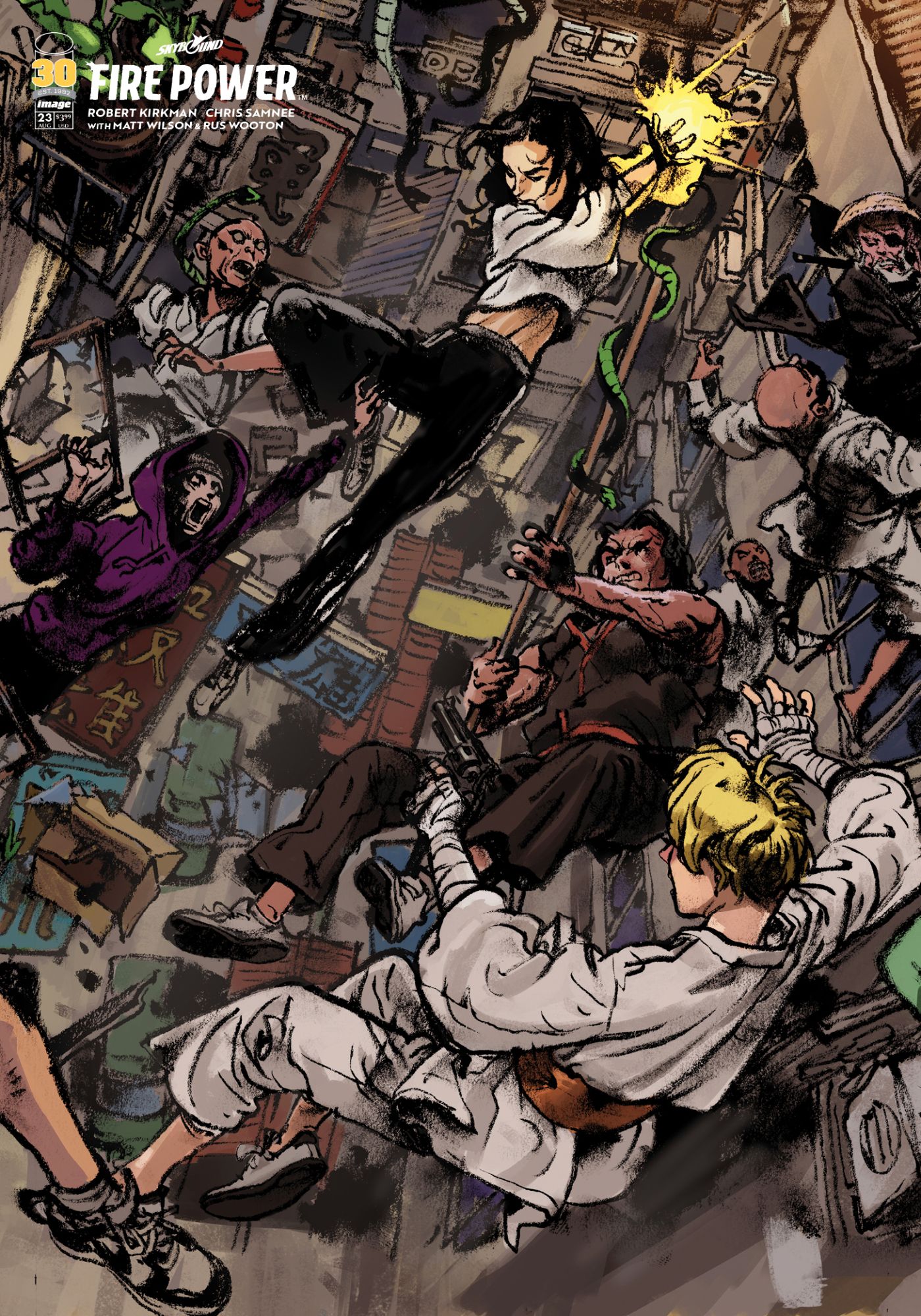 Fire Power Gets First-Ever Connecting Covers by Kim Jung Gi (Exclusive)