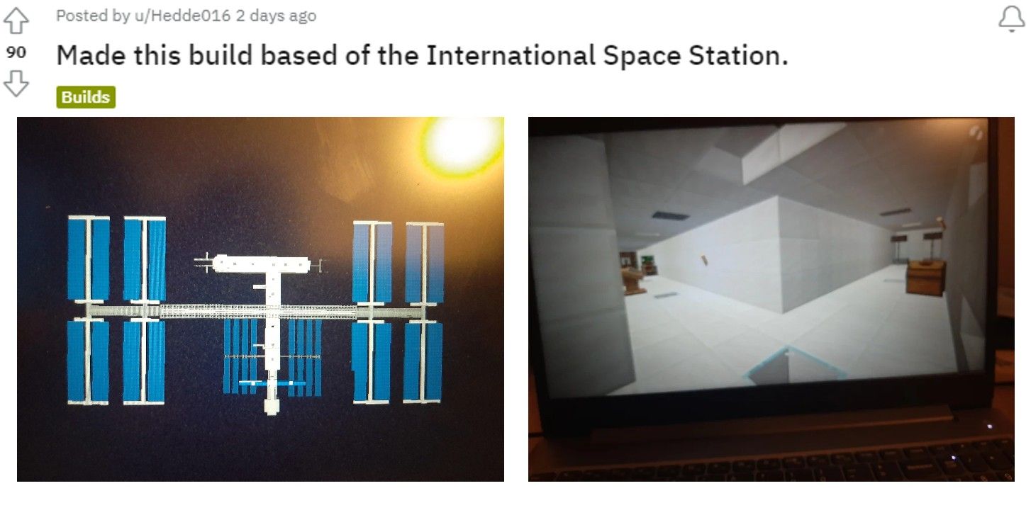 Minecraft Build Sends The International Space Station Into The End