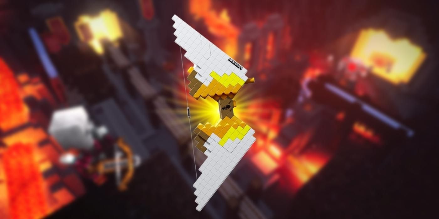 Minecraft Dungeons' Sabrewing Bow Becomes Nerf Model