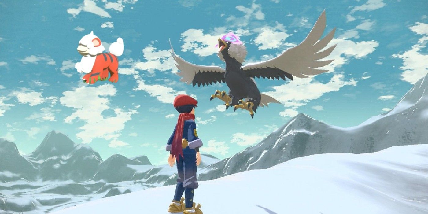 Pokémon Legends: Arceus Hisuian Growlithe Flies Thanks to Glitch