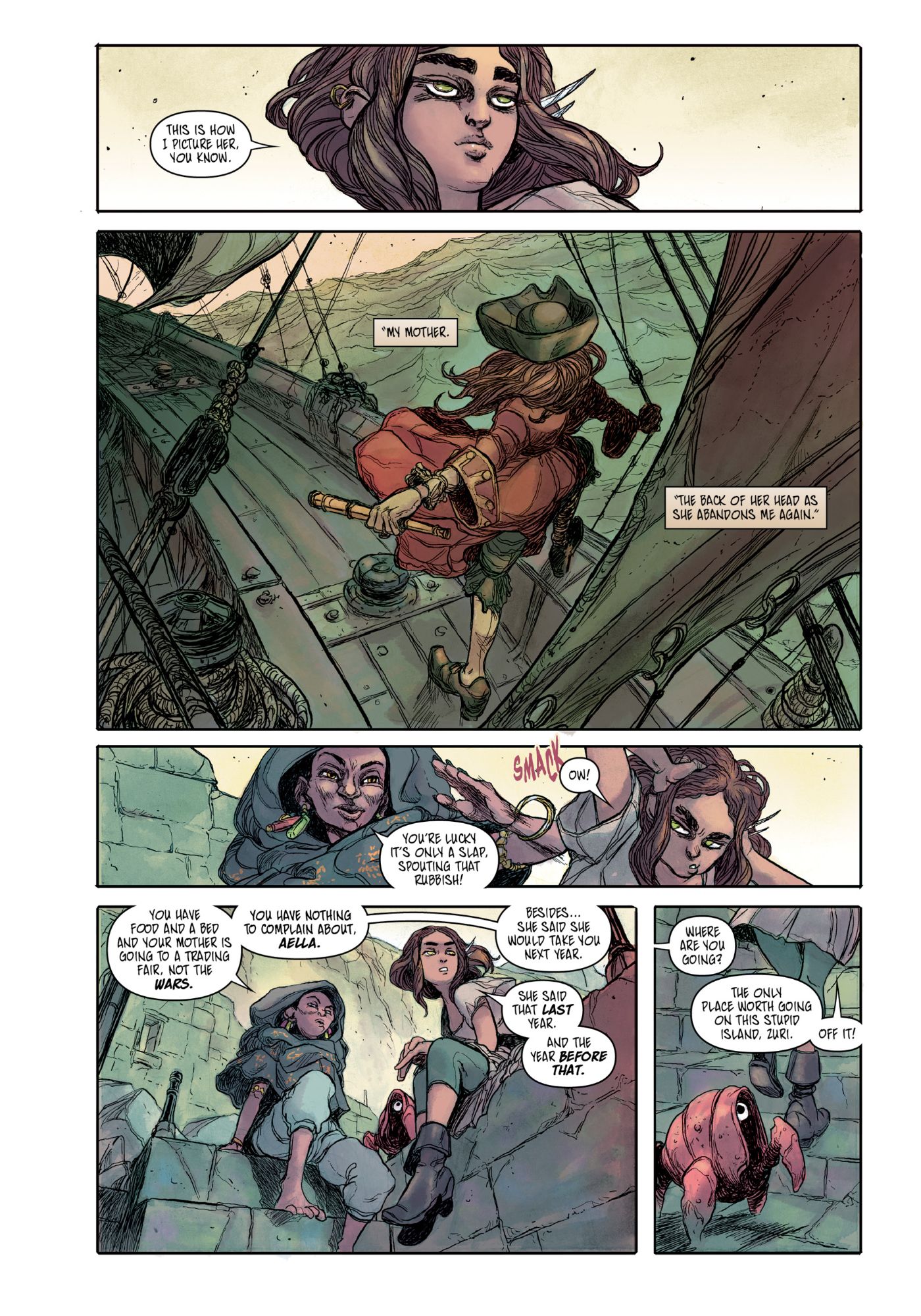 FIRST LOOK: Sea Serpent’s Heir OGN From Skybound Comet