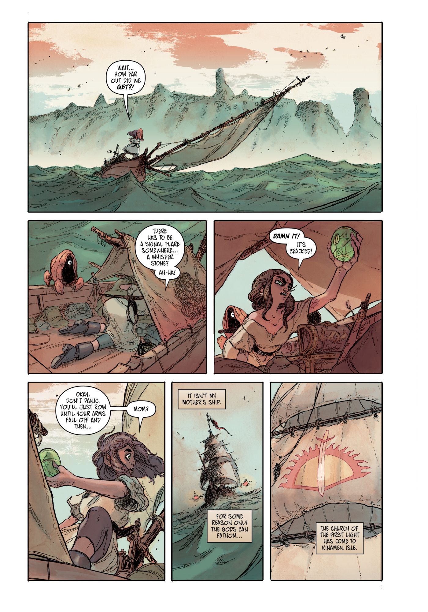 FIRST LOOK: Sea Serpent’s Heir OGN From Skybound Comet