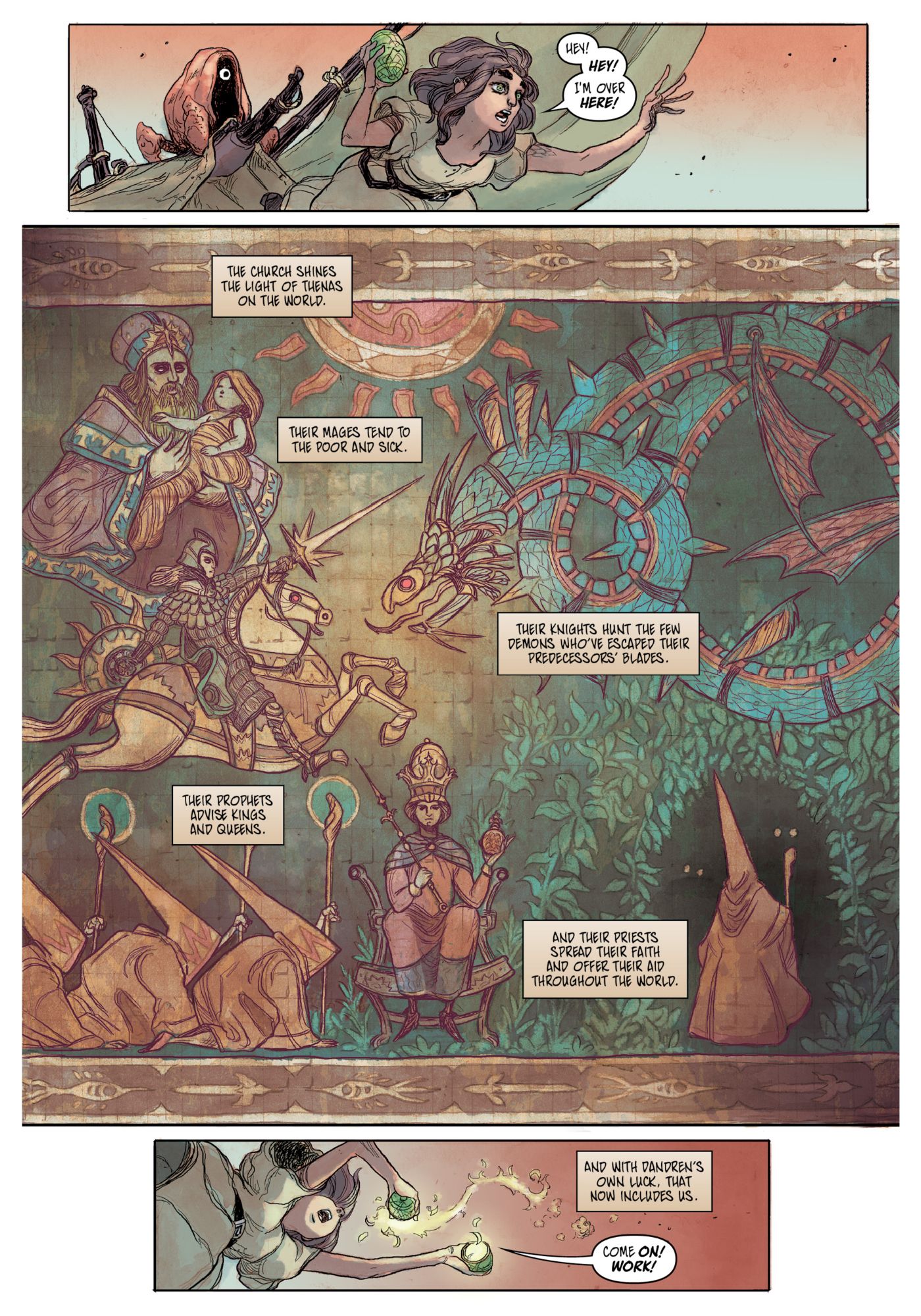 FIRST LOOK: Sea Serpent’s Heir OGN From Skybound Comet