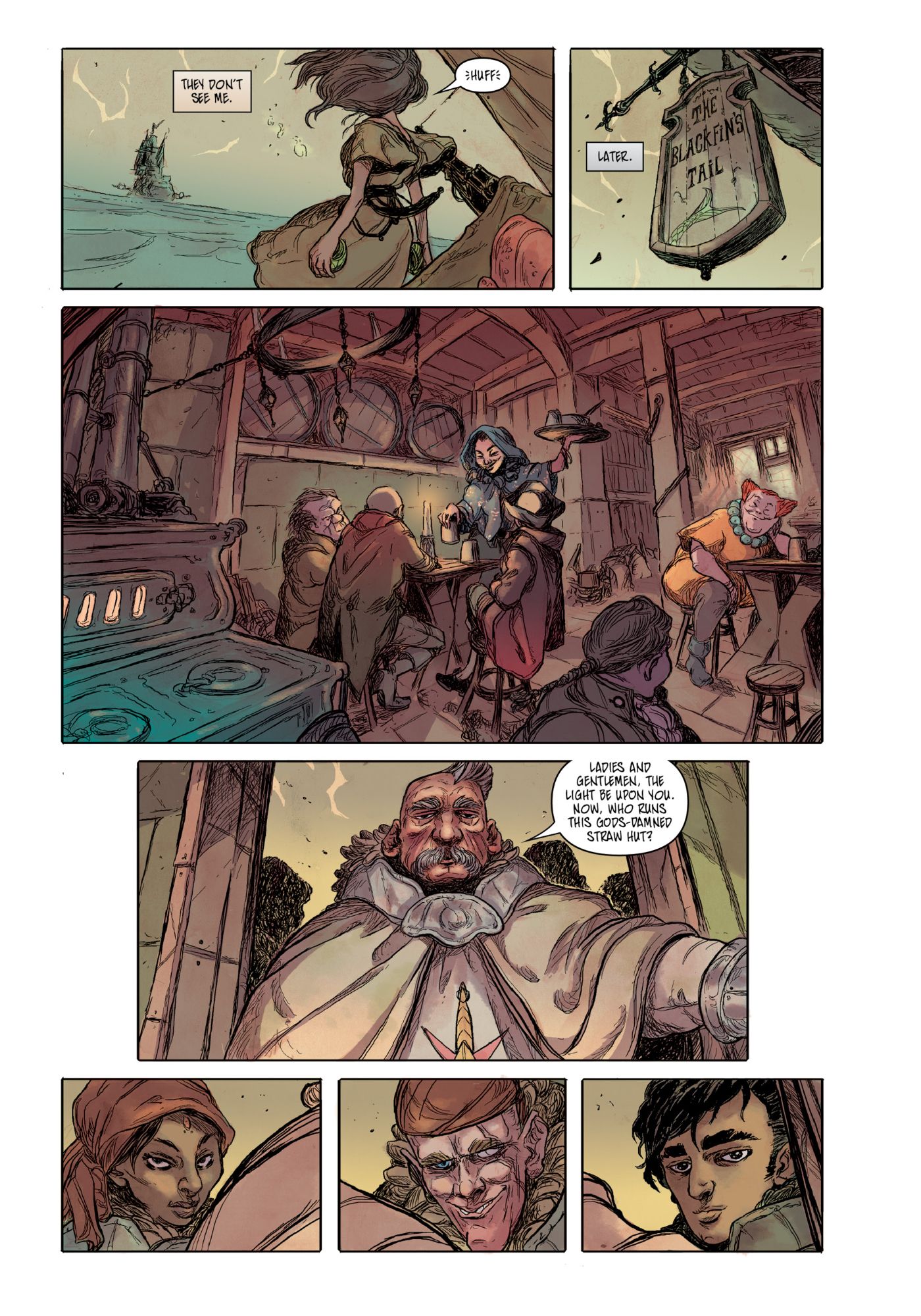 FIRST LOOK: Sea Serpent’s Heir OGN From Skybound Comet