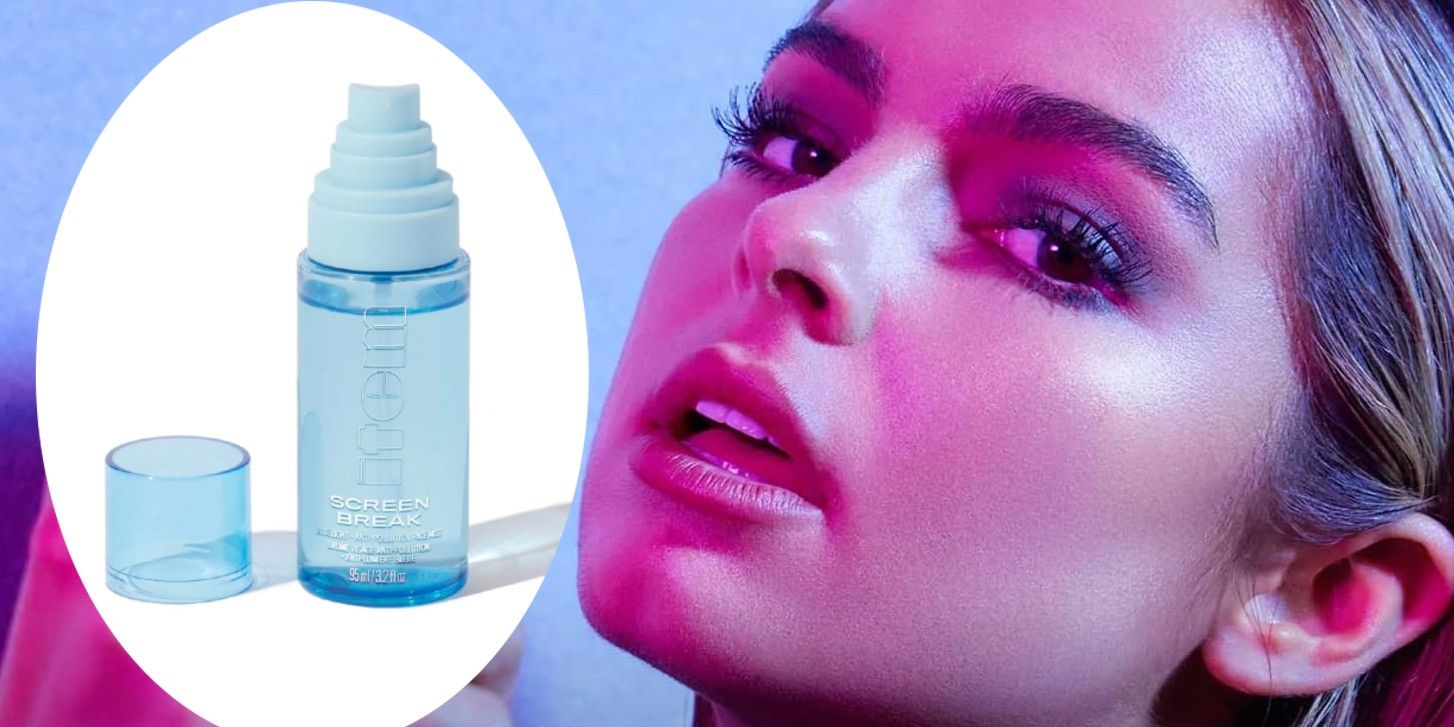 TikTok Star Addison Rae Promotes New Blue Screen Protecting Makeup