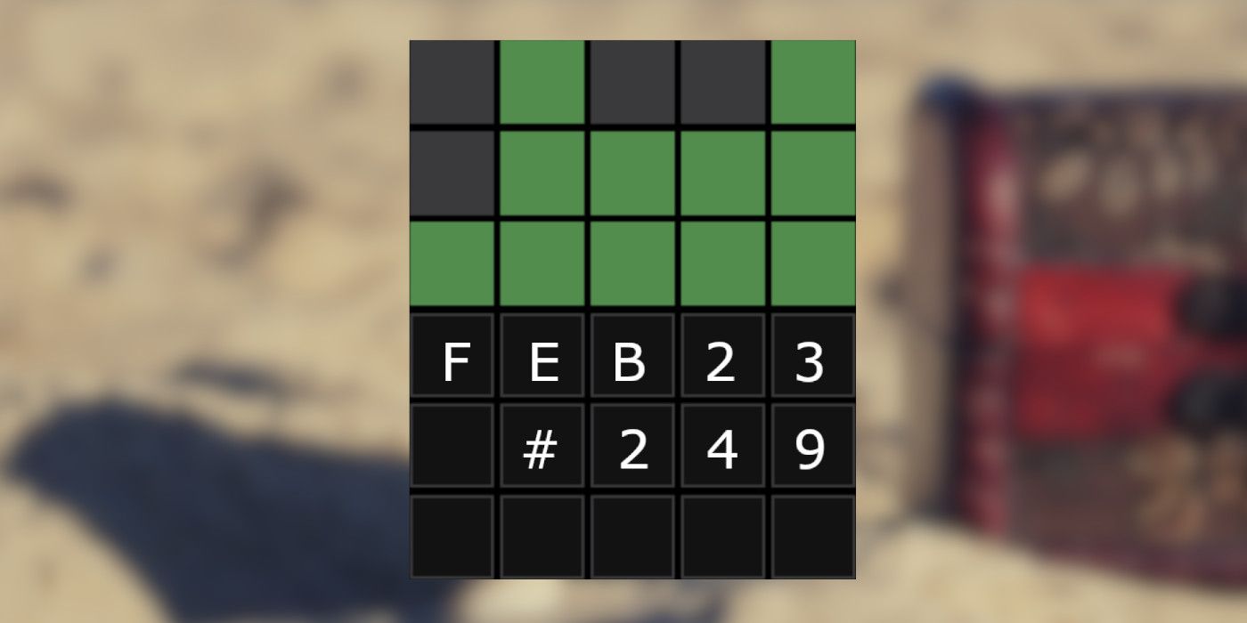 Wordle 249: February 23, 2022 Answer