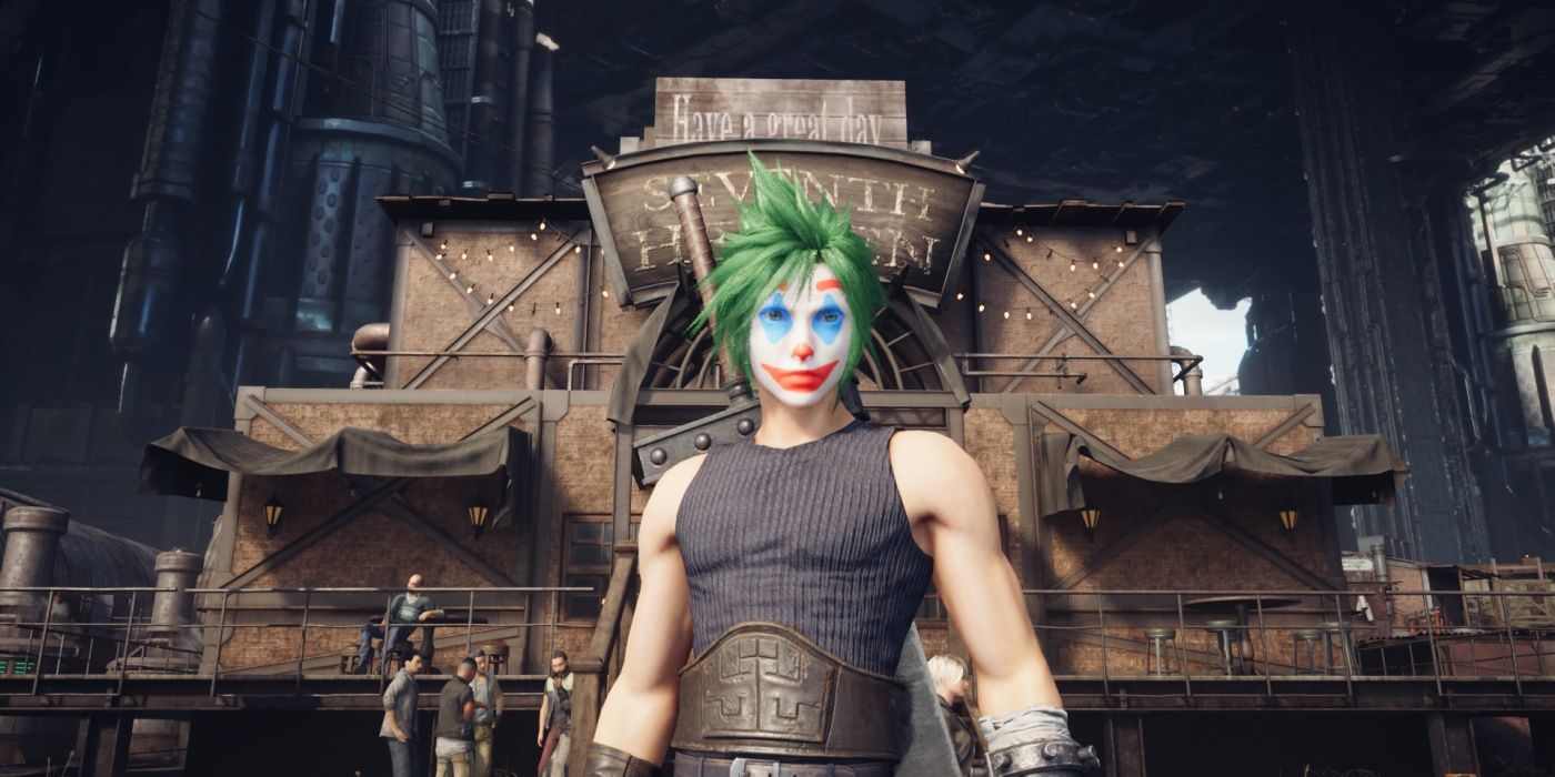 FF7 Remake Mod Transforms Cloud Into Joaquin Phoenix's Joker