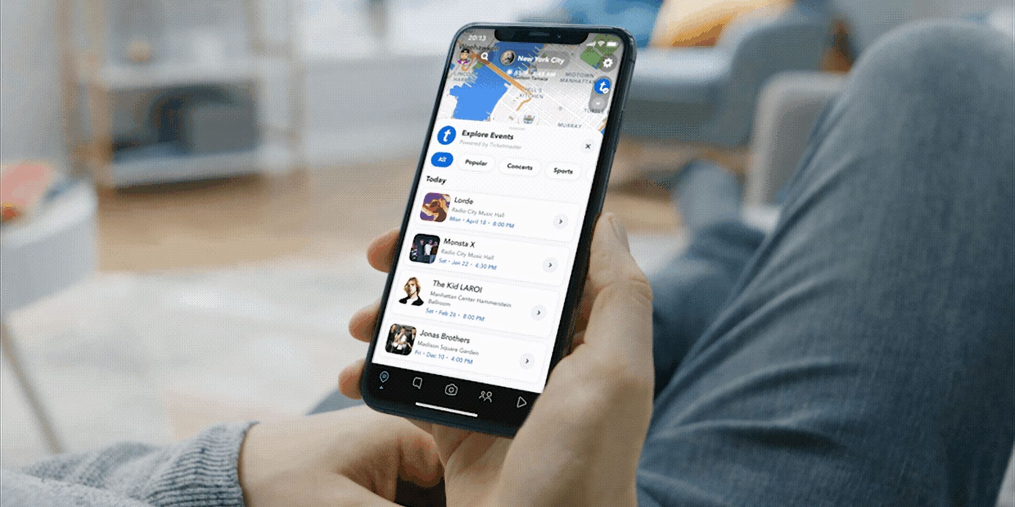How To Find Concerts & Other Live Events On Snapchat
