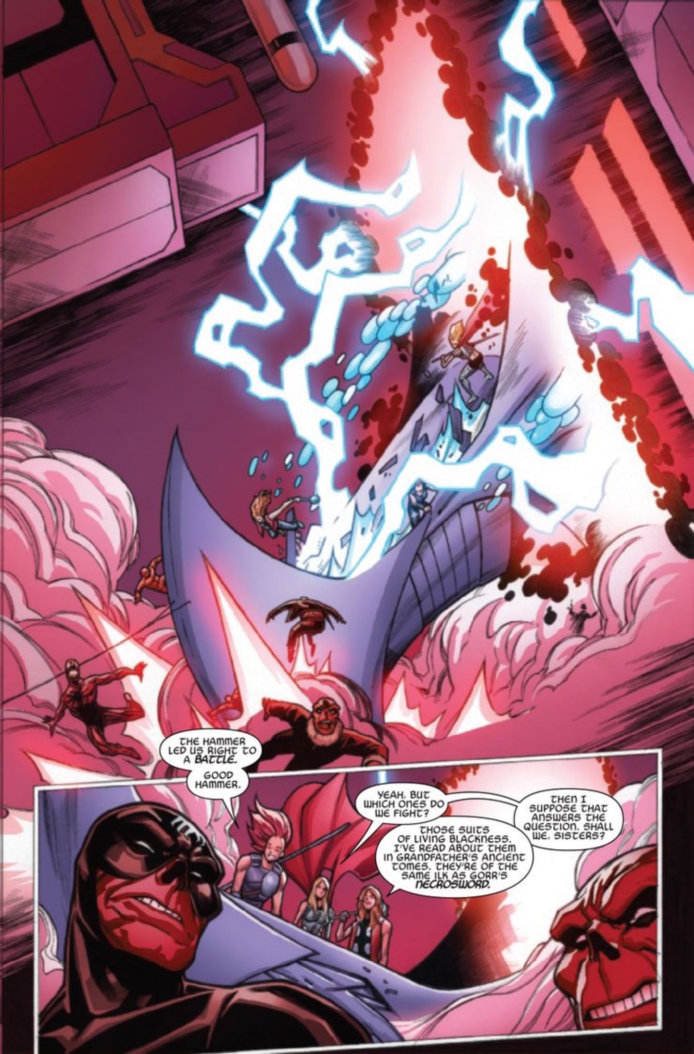 Thor's Granddaughters Save The Multiverse With An Arsenal of Hammers