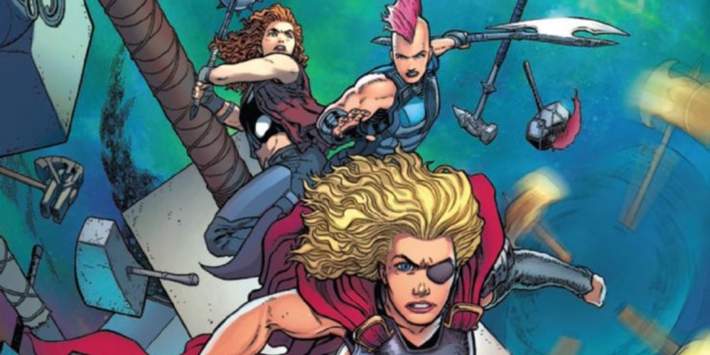 Thor's Granddaughters Save The Multiverse With An Arsenal of Hammers