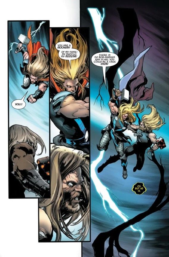 Evil Thor Variant Teams Up With Dark Phoenix to Take On the Avengers