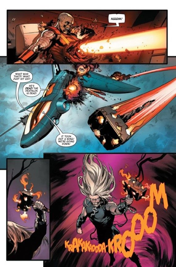 Evil Thor Variant Teams Up With Dark Phoenix to Take On the Avengers