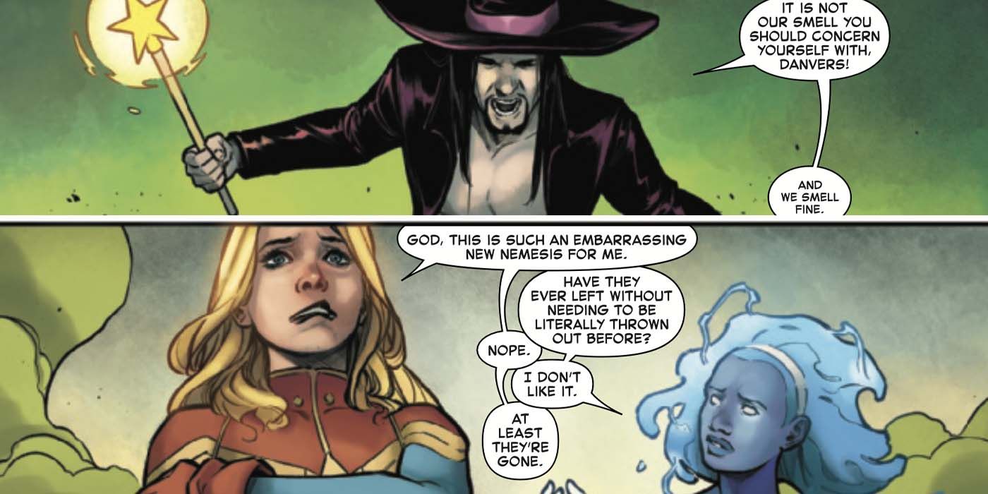 Captain Marvel Knows Her Newest Villain Is a Complete Joke