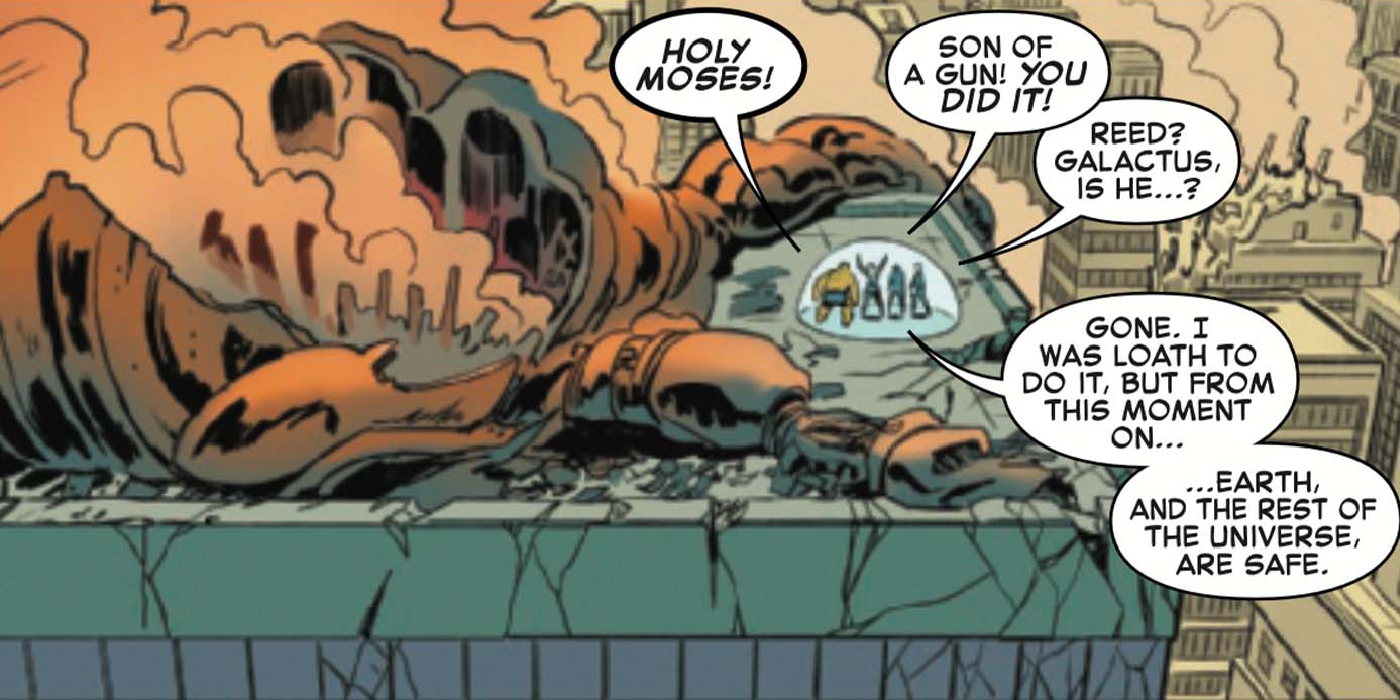 The Fantastic Four Would've Killed Galactus If Not For [SPOILER]