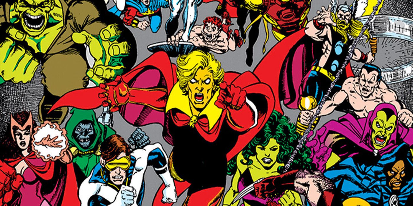 Marvel's Avengers Looked Much Different In Original Infinity Gauntlet Art