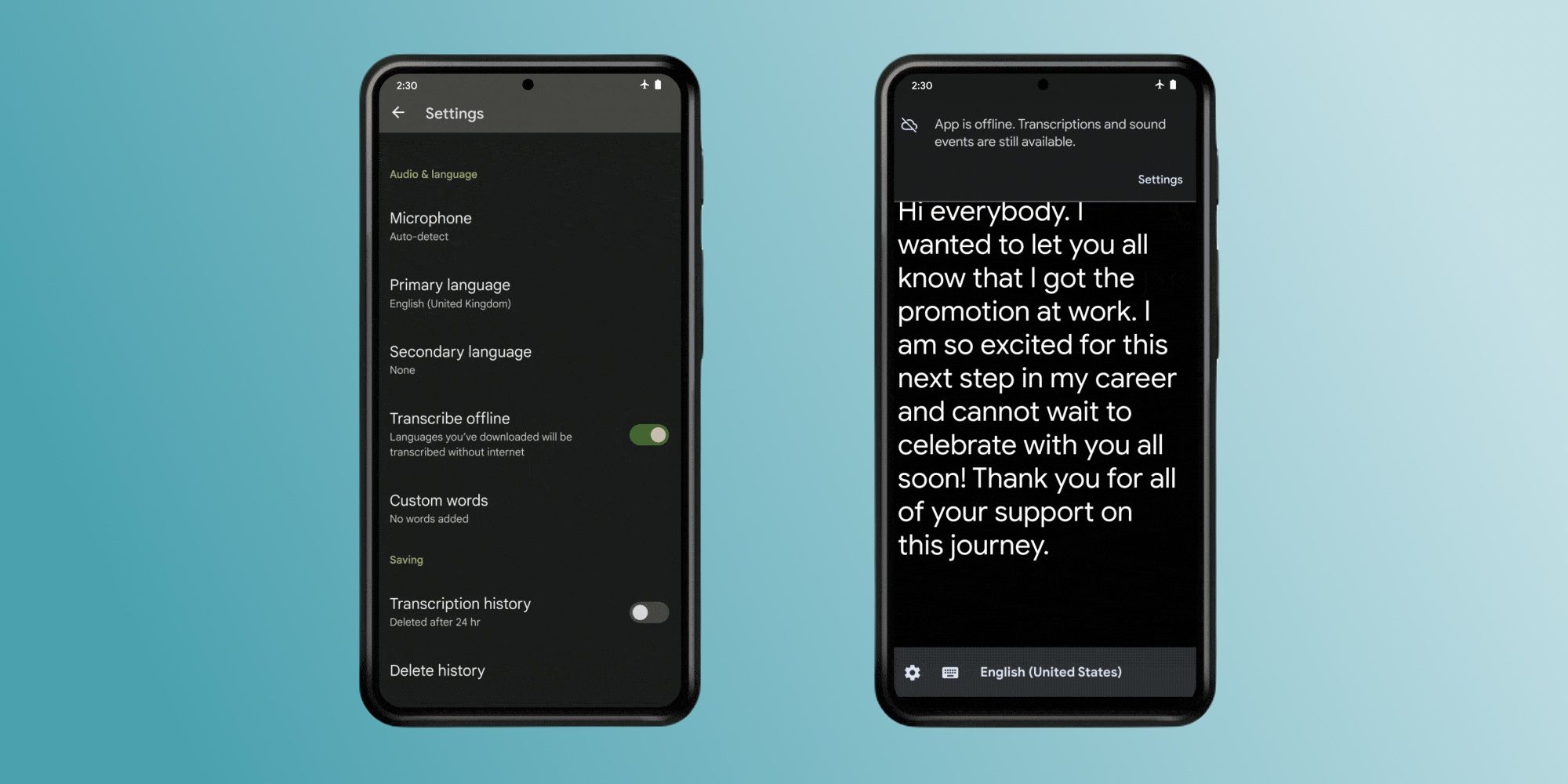 How To Turn On Offline Mode On Live Transcribe