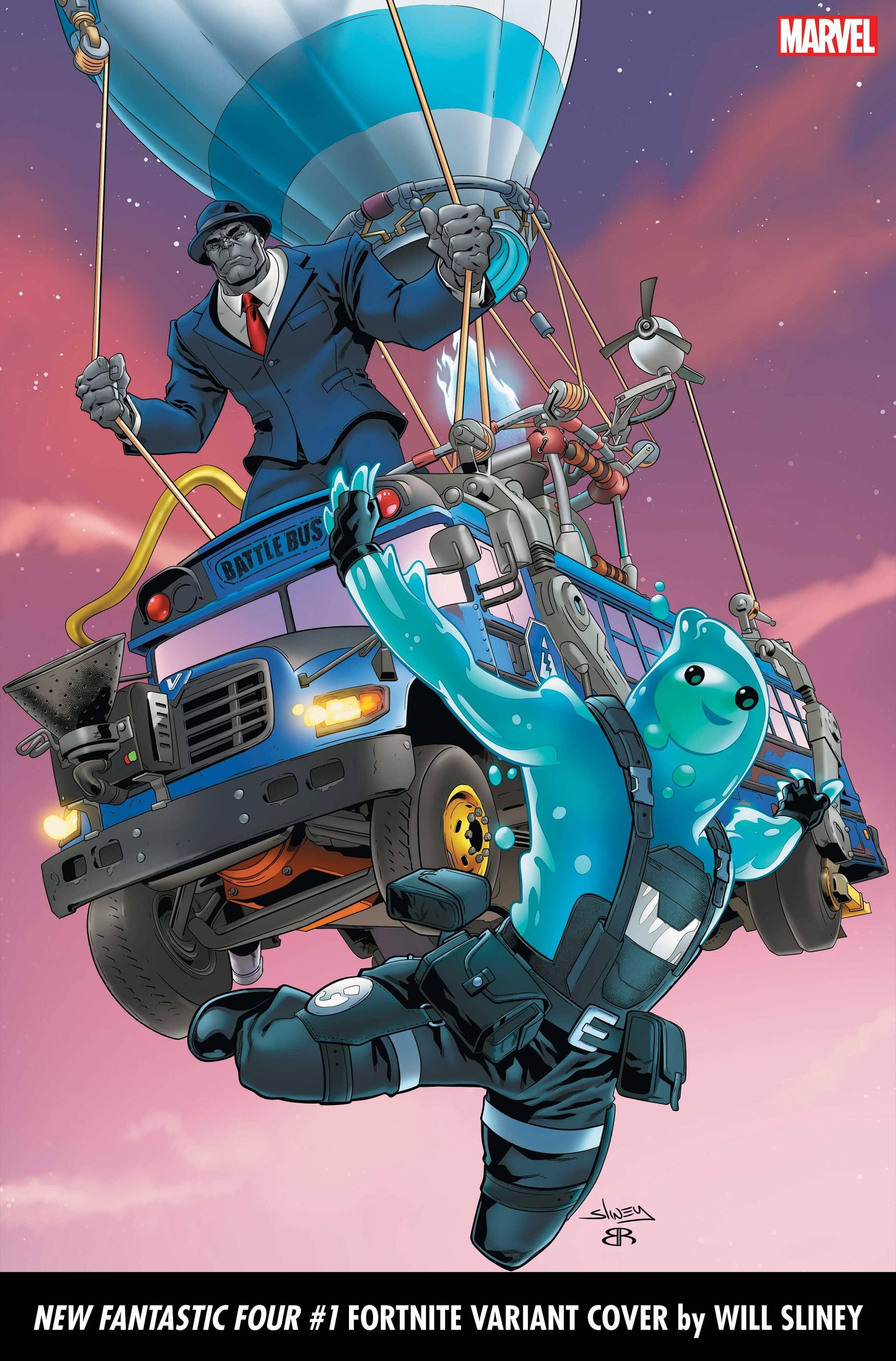 Hulk, Venom & More Battle Fortnite Heroes in Official Crossover Art