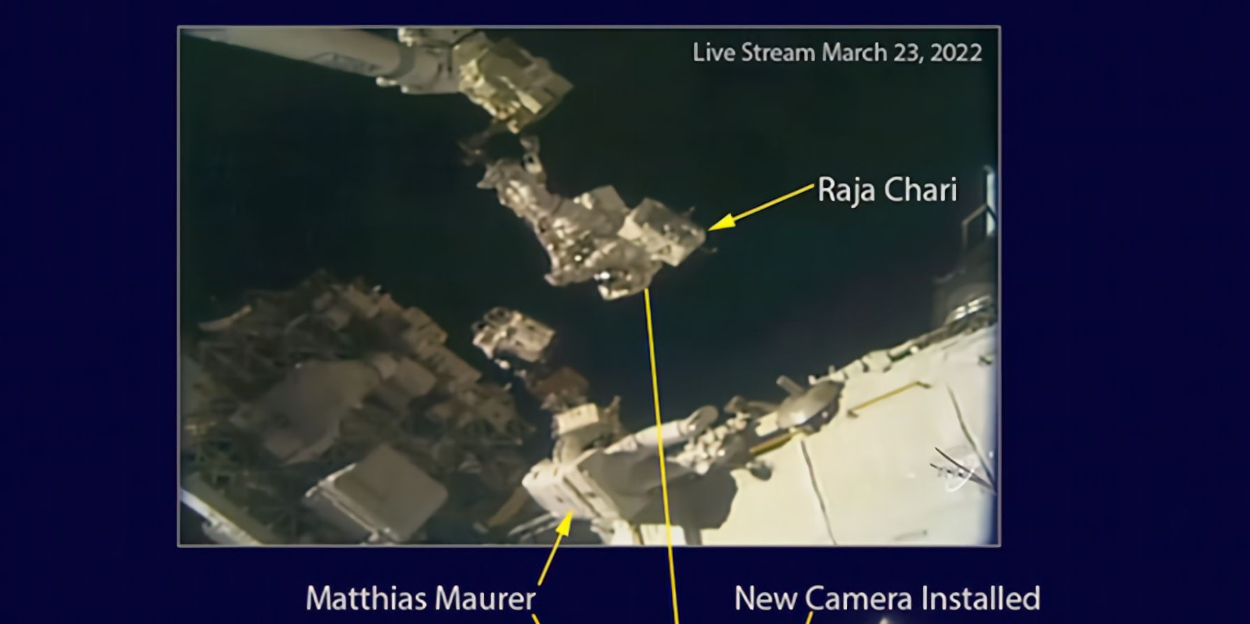 ISS Spacewalk Captured In This Amazing Once-In-A-Lifetime Photo