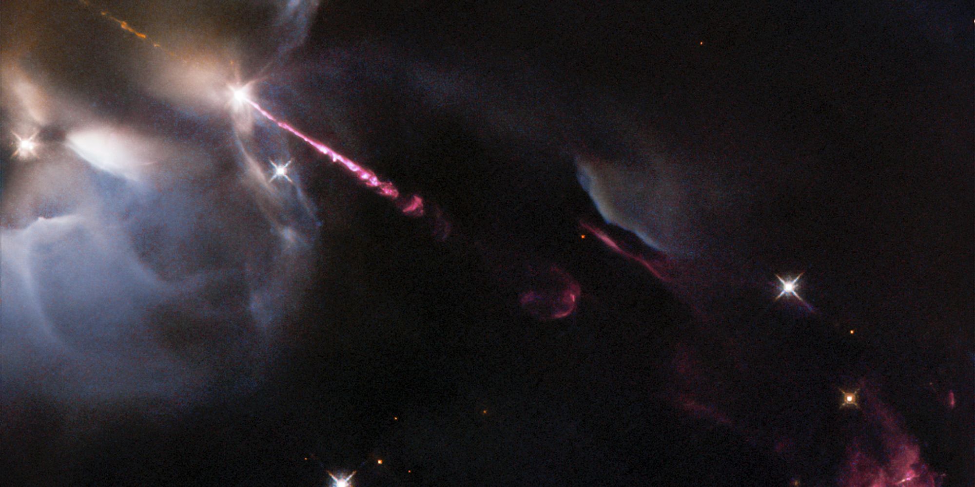 This Hubble Photo Of A Baby Star Throwing A 'Stellar Tantrum' Is Crazy