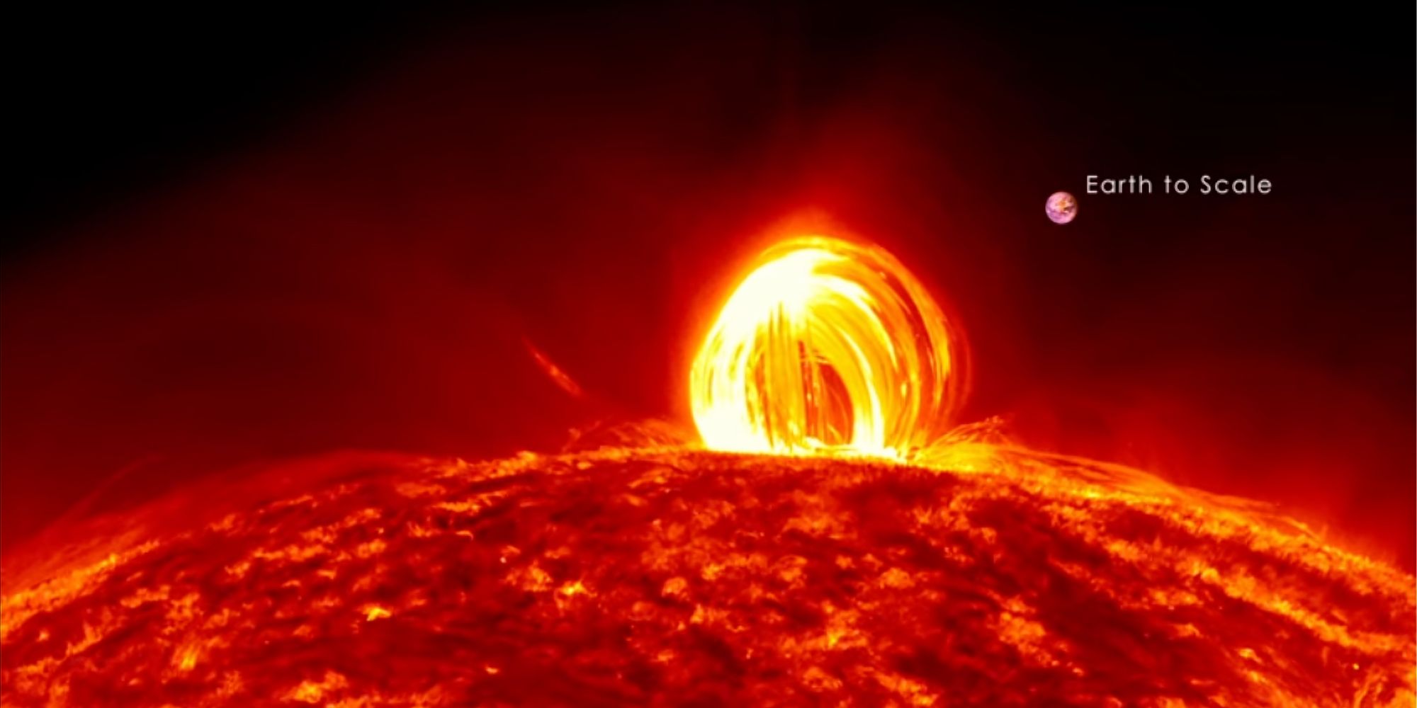 Video Of The Sun's Plasma Rain Is Both Beautiful & Terrifying