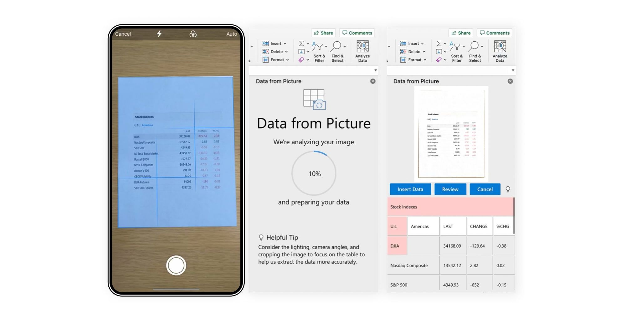 How To Turn A Photo Into An Excel Table (Android, iOS, And macOS)