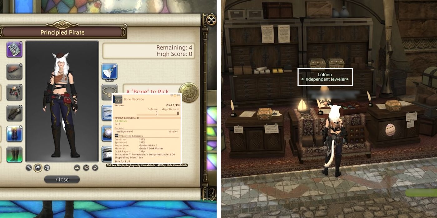 Final Fantasy XIV: How To Get The Bone Necklace