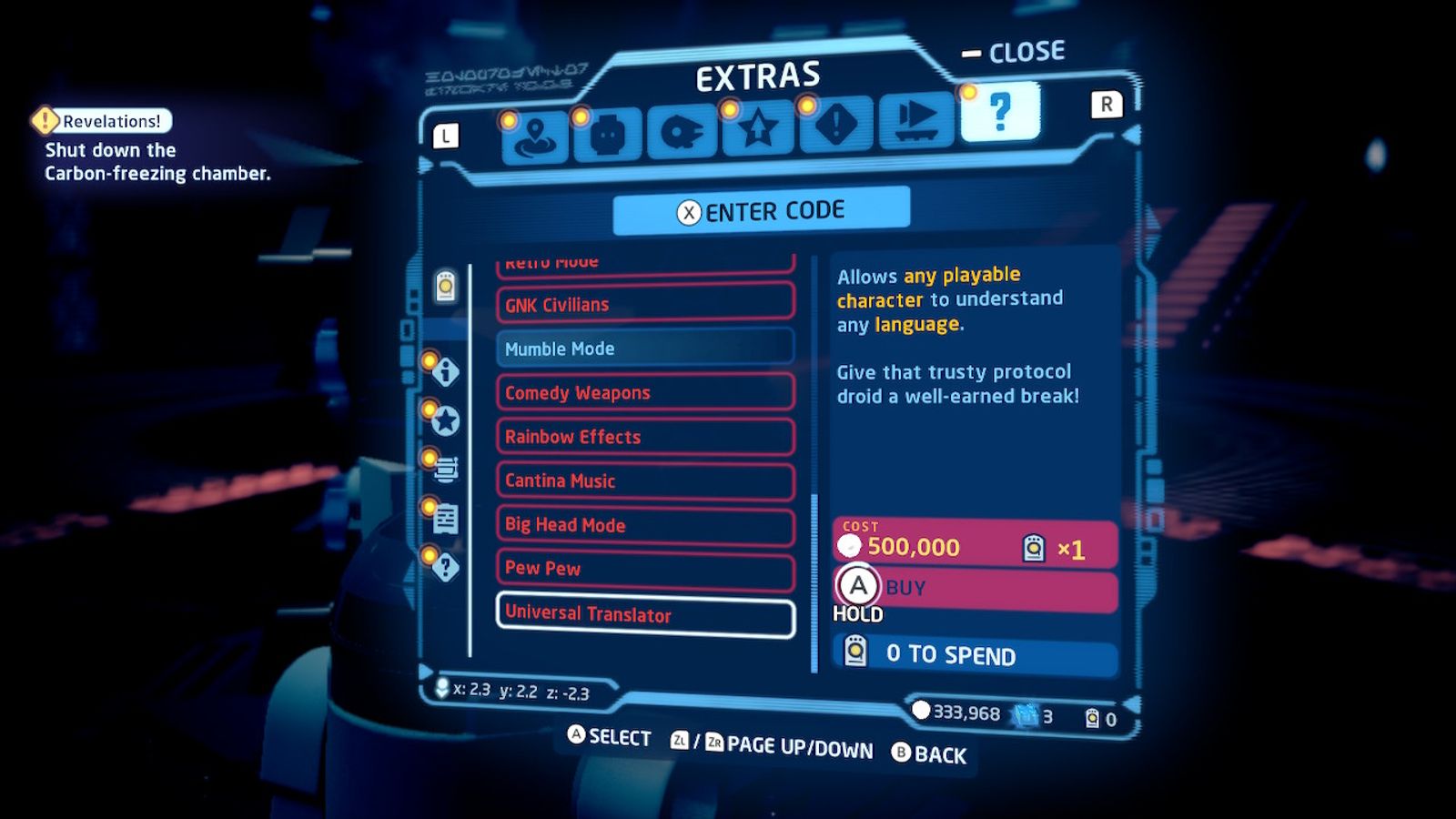 LEGO Star Wars: The Skywalker Saga - How To Unlock Universal Translator