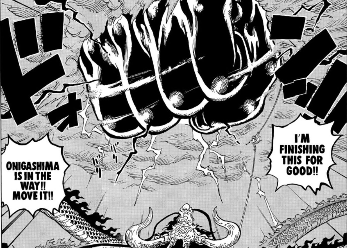 One Piece Luffy Is About To Unleash His Biggest Attack Yet Literally