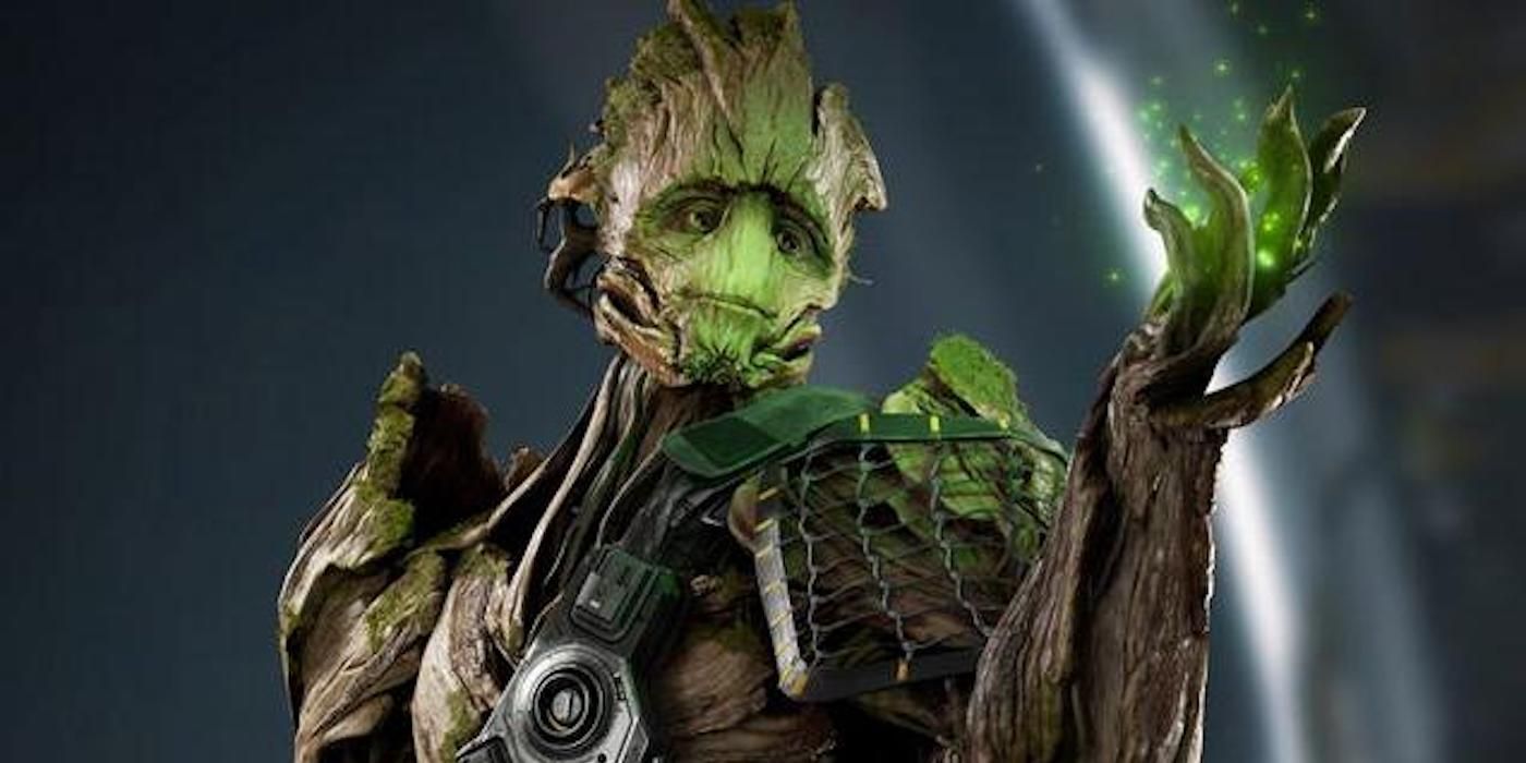 GOTG Game's Groot Actor Repeated Single Line 1600 Times