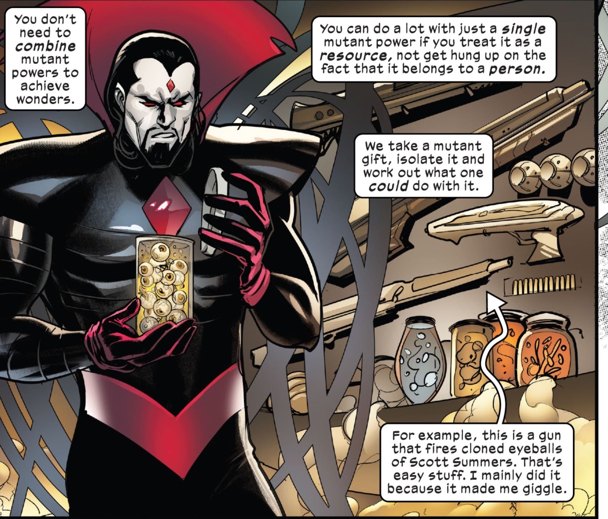 Cyclops' Powers Get a Horrifying Twist in Gross Mutant Weapon