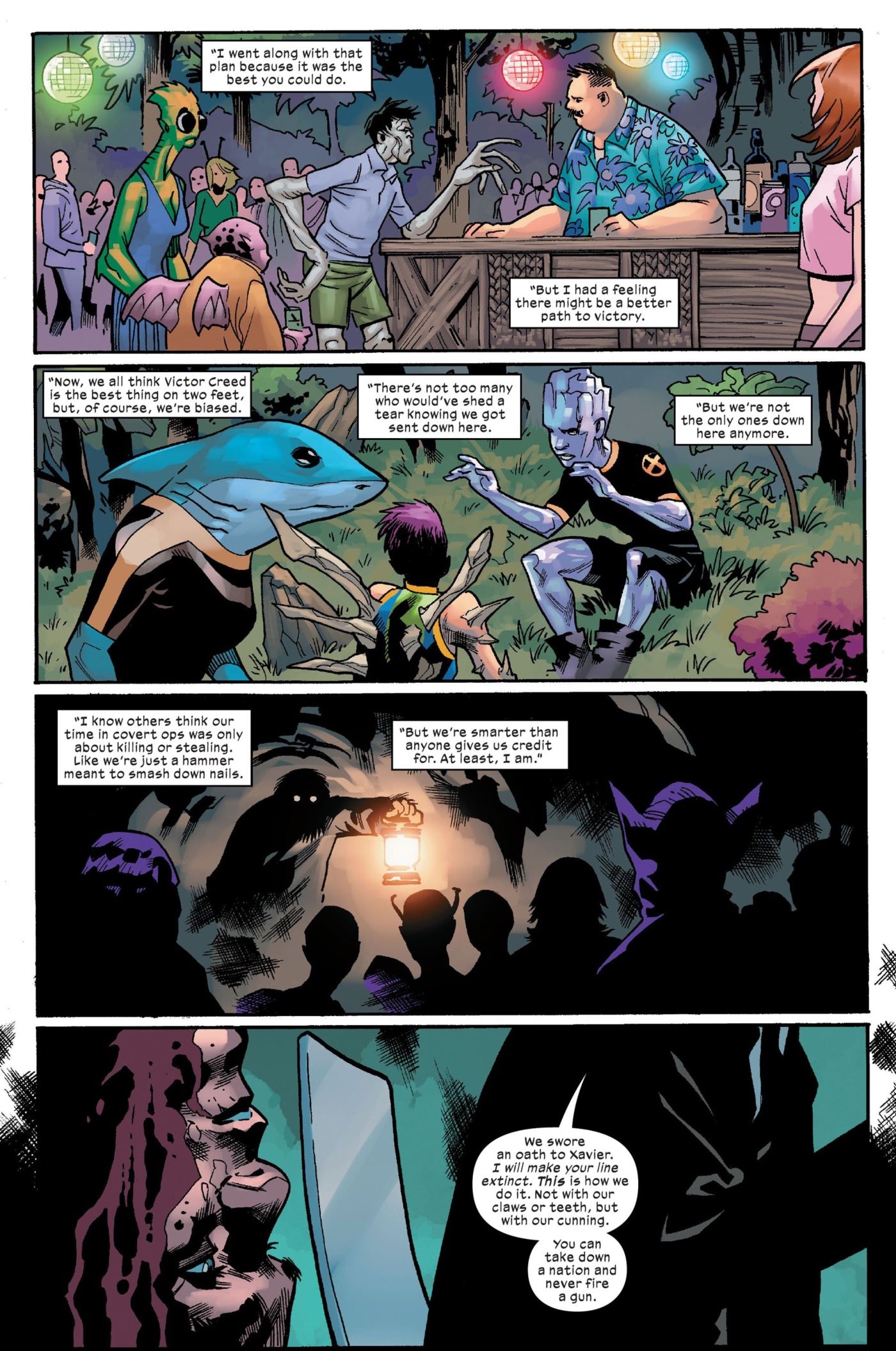 Sabretooth Comic Quotes