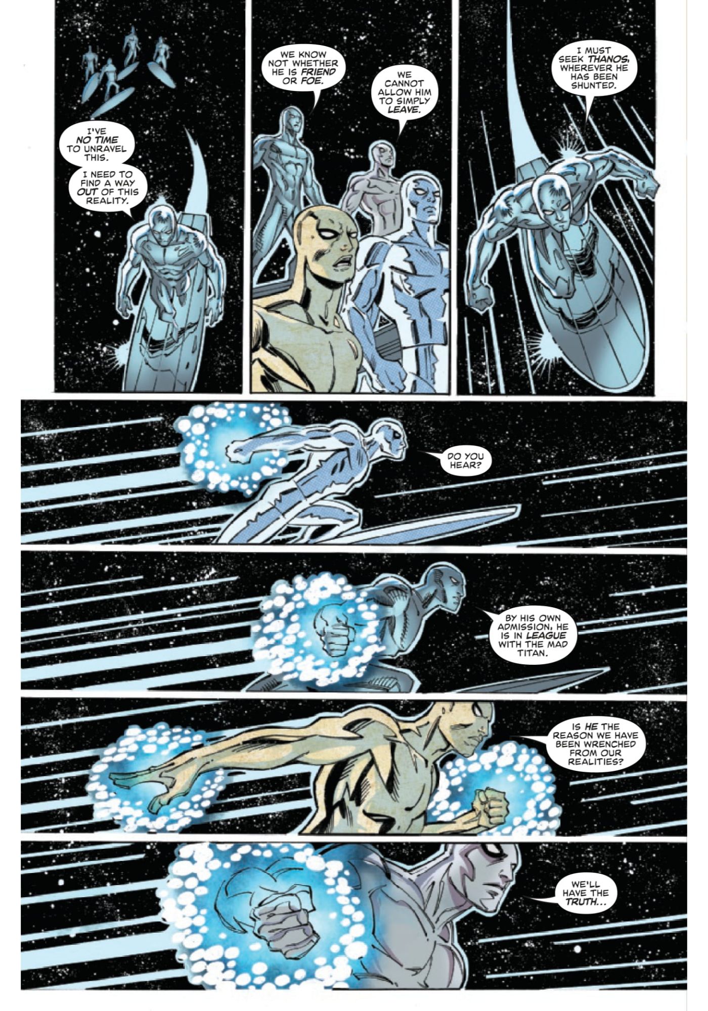 Silver Surfer Thanos Imperative