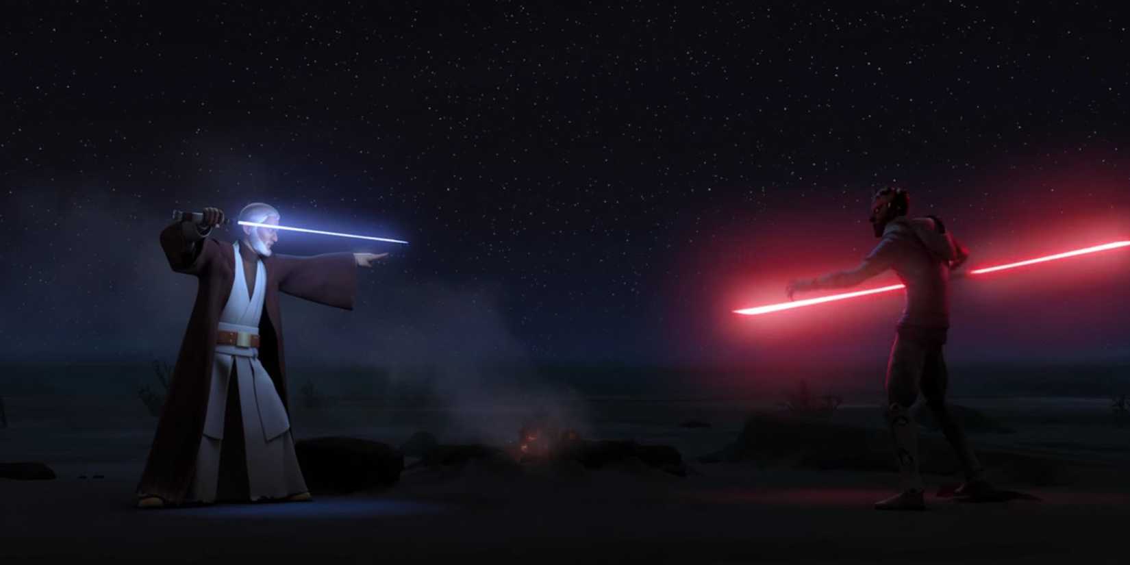 How Obi-Wan Finally Beat Maul In One Of Star Wars' Best Lightsaber Duels - Explained By Sam ...