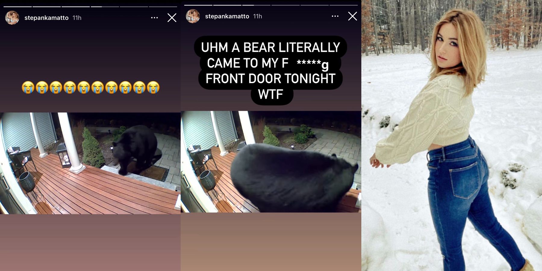 90 Day Fiancé: Stephanie Matto Shares Scary Bear Encounter On IG